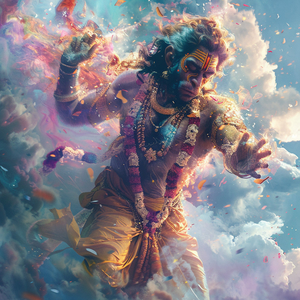 Modern Hanuman Art – Frugal Carts